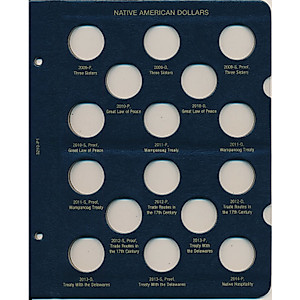 Whitman US Native American Dollar Coin Album 2007 - Date #3210
