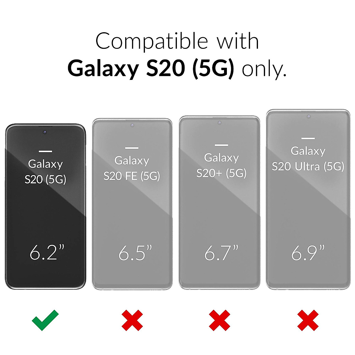 Crave Dual Guard for Samsung Galaxy S20 Case, Shockproof Protection Dual Layer Case for Samsung Galaxy S20, S20 5G - Blush