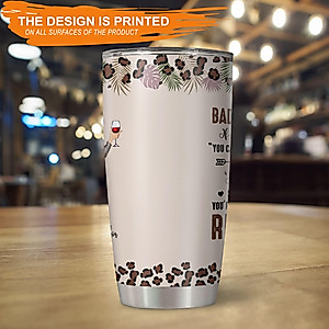 GIFTSV Personalized Tumbler Cup, To My Daughter Whisper Back I Am The Storm, Gifts For Daughter, Heart-warming Christmas Birthday Valentines Day Gifts ideas for Daughter from Mom Dad Parents