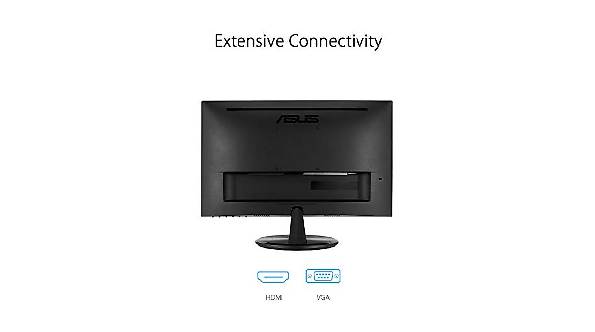 ASUS VP229HE 21.5" Monitor - Crisp 1080P Display