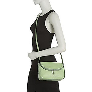 Marc Jacobs M0016932 Mint Green With Silver Hardware Groove Leather Mini Messenger Women's Bag