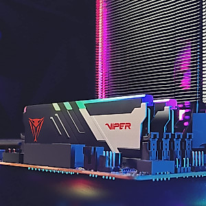 Patriot Memory Viper Venom RGB DDR5 32GB (2 x 16GB) 6000MHz UDIMM Desktop Gaming Memory KIT - PVVR532G600C36K