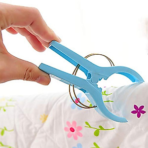 Jumbo Plastic Beach Towel Clips 4 Pack for Keeping Beach Towels Sheets Quilts Clothes for Beach Pool Chair Keep Your Towel from Blowing