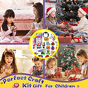 YOFUN Paint Your Own Wooden Magnet - Wood Painting Craft Kit and Art Set for Kids, Art and Craft Supplies Party Favors for Boys Girls Age 4 5 6 7 8, Easter Crafts & Basket Stuffers