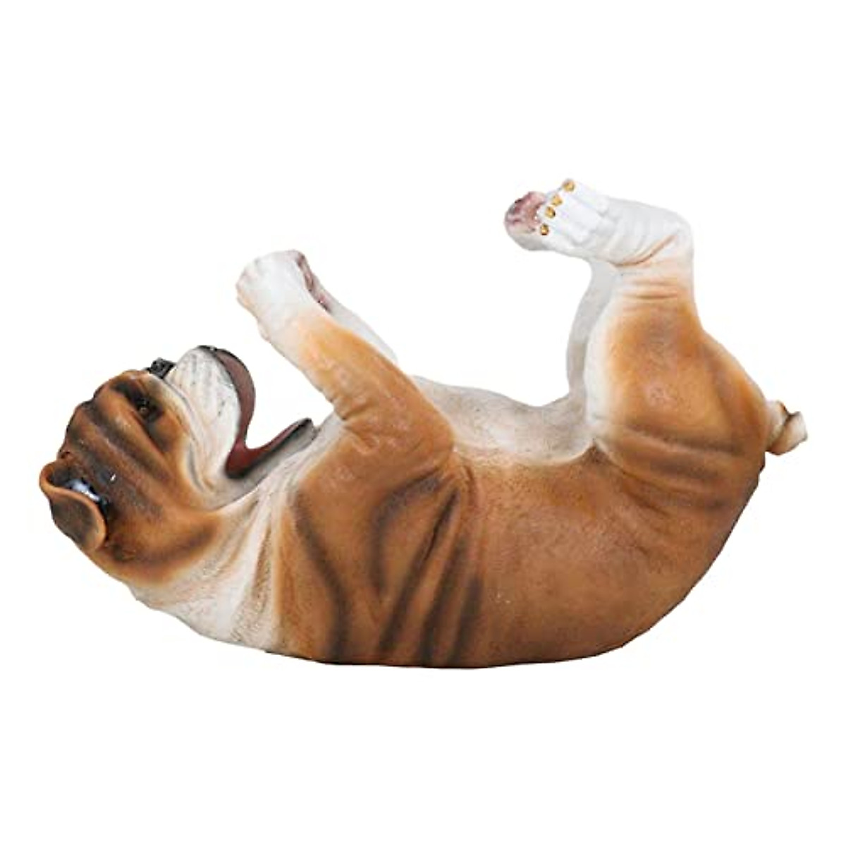 Ebros Lifelike Purebreed Pedigree Canine Adorable American Bulldog Dog Wine Bottle Holder Figurine Statue As Kitchen Wine Cellar Centerpiece Decor Storage Organizer (American Bulldog)