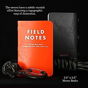Field Notes: Expedition 3-Pack Waterproof Notebook with Dot-Graph Paper - 3.5" x 5.5"