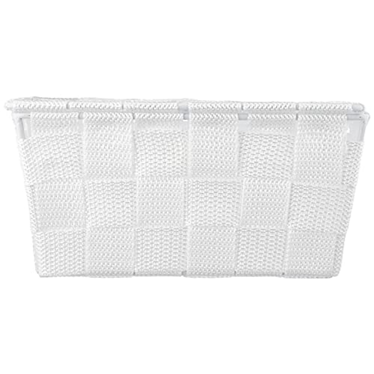 WENKO Adria 22077100 Storage Basket White Plastic 28 x 28 x 18 cm