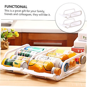 DOITOOL Plastic White Beverage Rack, 20 in L x 10 in W x 6 in H