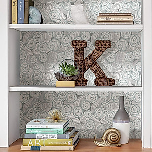 NuWallpaper Oopsie Daisy Grey Peel & Stick Wallpaper