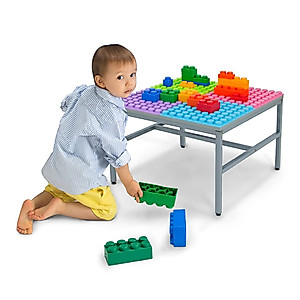 UNiPLAY Play Station for Soft Building Blocks — Early Learning Soft Building Blocks, Cognitive and Motor Skills Development, Educational Play and Sensory Station for Kids (Large)