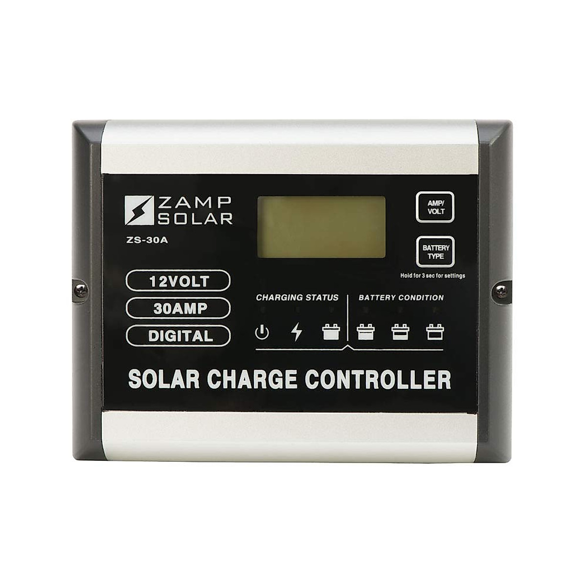 Zamp Solar Legacy Series 115-Watt Roof Mount Solar Panel Kit with Digital Charge Controller. Durable Off-Grid Solar Power for RV Battery Charging - KIT1003