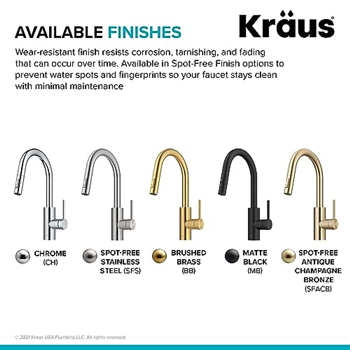KRAUS Oletto Pull-Down Single Handle Kitchen Faucet with QuickDock Top Mount Installation Assembly in Brushed Brass, KPF-2620BB (Pack of 4)