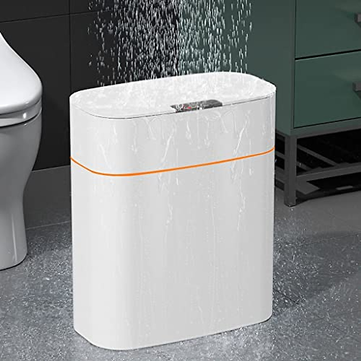 N/A Smart Sensor Rechargeable Automatic Trash Can Kitchen Living Room Bathroom Home Induction Garbage Bin