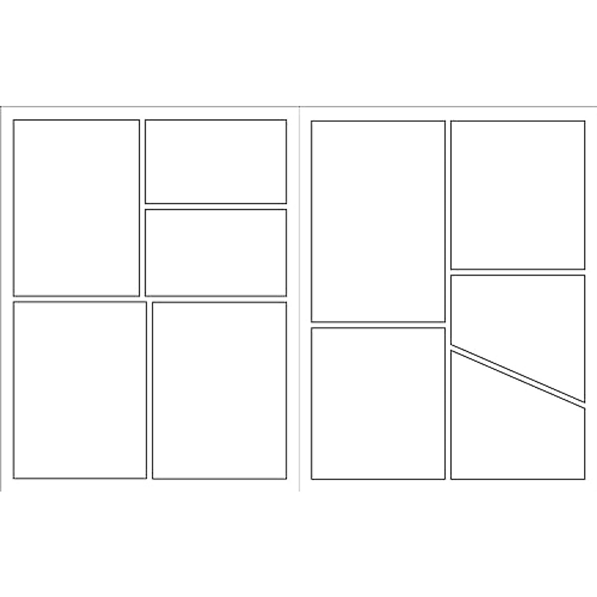 Blank Comic Book (with bonus stencil and blank cover!)