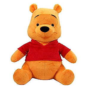 Disney Classics Friends Large 12.2-inch Plush Winnie the Pooh, Stuffed Animal, Super Soft Plush, Kids Toys for Ages 2 Up by Just Play