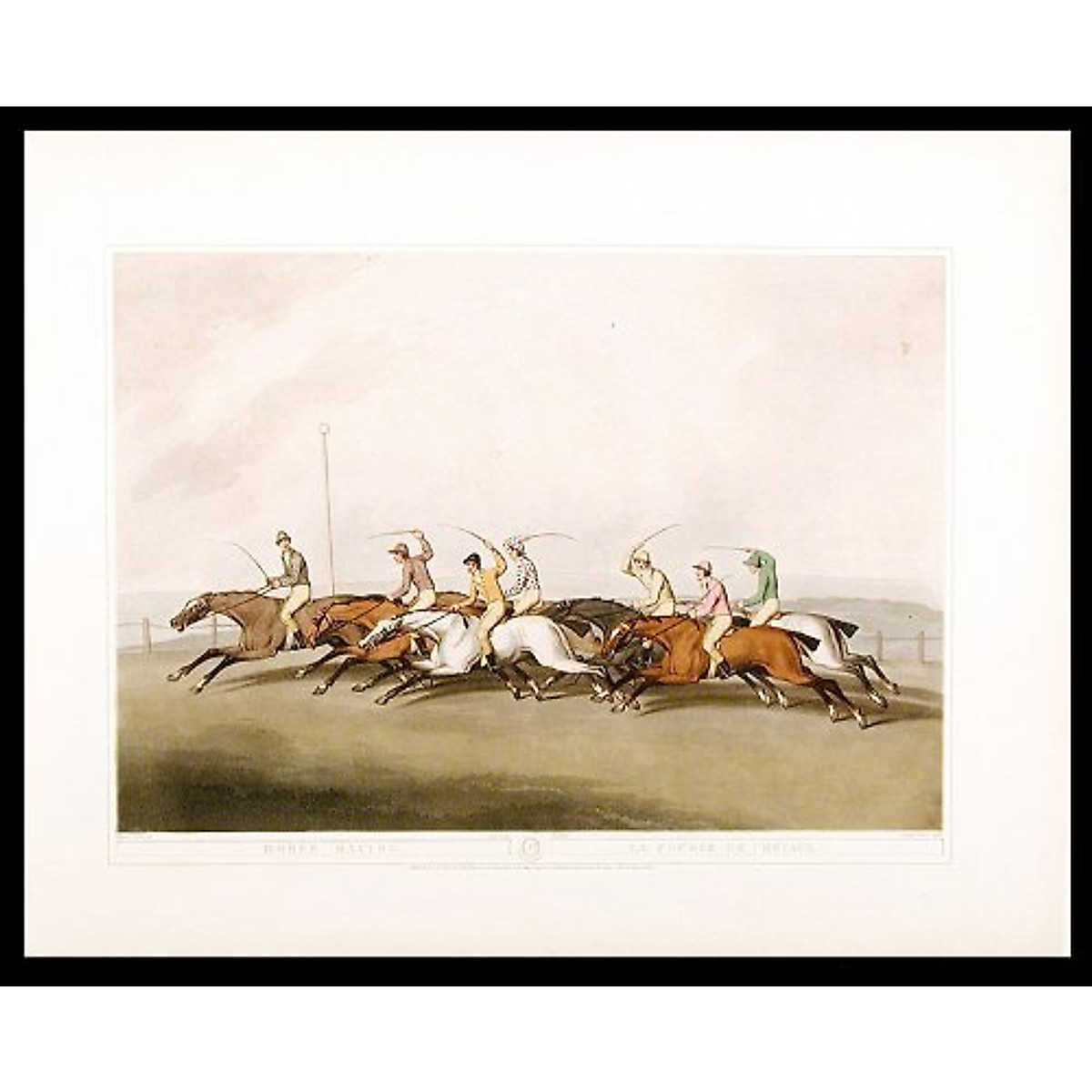 Horse Racing. La Course de Chevaux