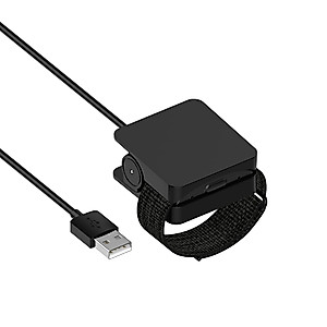 Chofit Charger Compatible with Amazon Halo Charger Cable, Replacement Charger Cable Cord for Amazon Halo Smartwatch, 3.3Ft Sturdy Power Charging Cord (Black,1Pack)