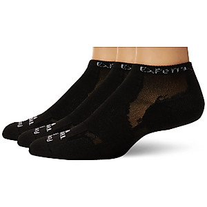 thorlos Experia Multi-Sport Thin Padded Low Cut 3 Pair Pack Socks Sockshosiery, black/black, Extra Large
