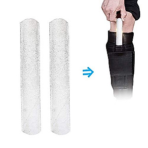 Plated Steel Plates Leg Shin Guards Leg Weight Adjustment 2pcs (15cm)