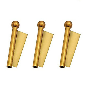 Nasal Vacuum Style, Sniffer Snorter Straw, Pure Stainless Steel Bullet Snuff Bottle, 3-Pack Gold…