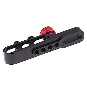 FOTGA Solid State Drive SSD Holder Bracket with 1/4"-20 Screws Lock,Cold Shoe Mount for Samsung T5 SSD BMPCC 4K 6K Pro Zcam Camera