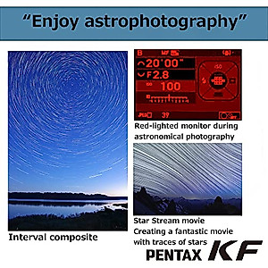 PENTAX KF APS-C Digital SLR Camera Body kit with Dustproof, Weather-Resistant and Vari-Angle LCD Monitor, Black