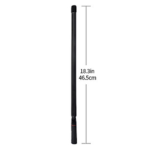 UAYESOK Dual Band 144/430MHz BNC Antenna VHF UHF 2M/70CM 2 Way Radio Antenna for Vertex HR146 HX300 HX320 HX400 IC-V8 IC-V80 IC-V82 Kenwood TK300 TK310 TK320 Walkie Talkie