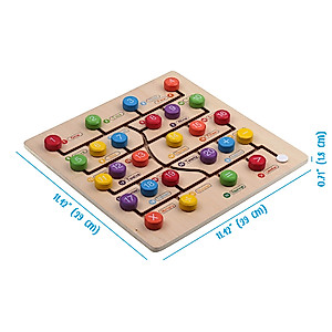 Boxiki Kids Montessori Toys. Learn to Count with Our Baby Toys That are Made of Wood! an Amazing Way to Learn Numbers and Colors.