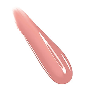 Rimmel Stay Glossy Lip Gloss - Non-Sticky and Lightweight Formula for Lip Color and Shine - 133 Bare Minimum, .18oz