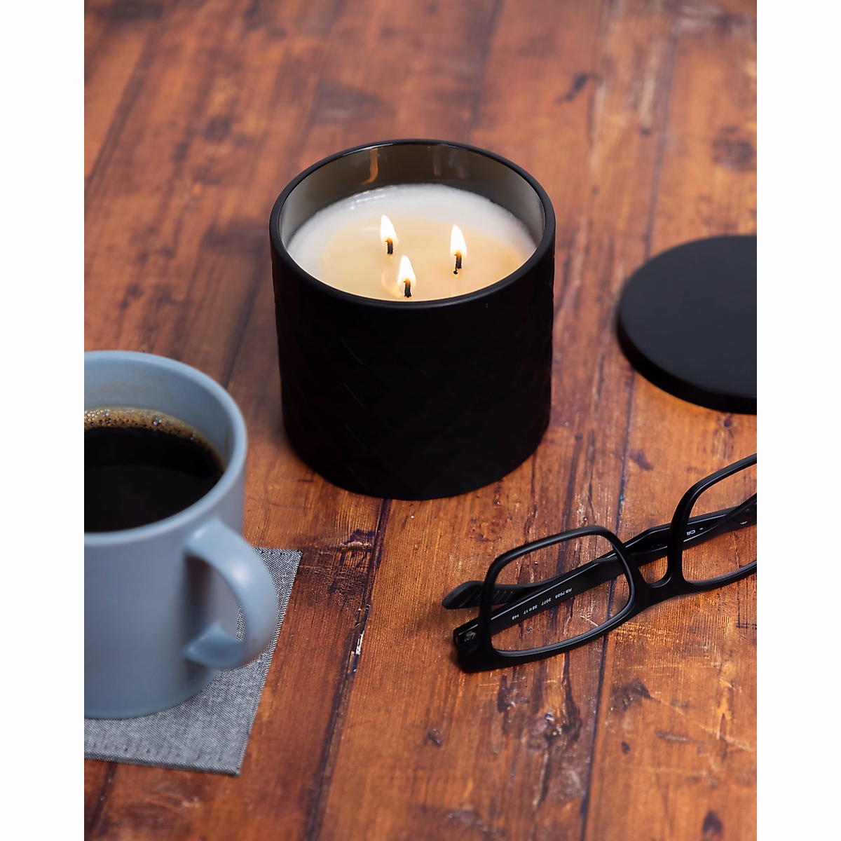 Gold Canyon Signature Medium Candle, Coastal Jasmine Scented Candle, 14 oz., Three Wicks, 100% Natural Soy Wax Candle, Notes of Jasmine & Coastal Moss | 35+ Hours of Burn Time