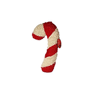 Petlou Holiday Noodle Plush Squeak Dog Toys 16-inch Candy Cane