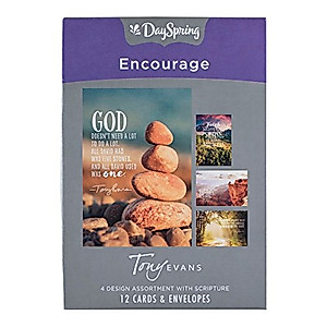 DaySpring Encouragement - Inspirational Boxed Cards - Tony Evans - 18564,Multi