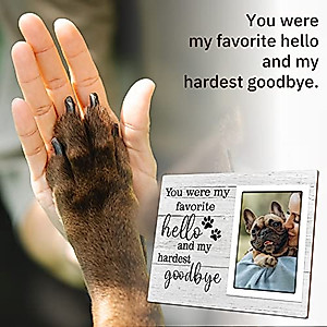 SteadStyle Dog Memorial Gifts for Loss of Dog, Pet Memorial Gifts, Sympathy Gifts for Loss of Dog, Pet Remembrance Gift, Dog Picture Frame, Pet Loss Gifts 4x6 in Photo