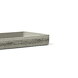 Concrete Tray, Bathroom Trays for Counter, Stone Tray, Cement Tray, Vanity Trays for Bathroom and Home Decor, 11L x 4.9W x 1.1H inches