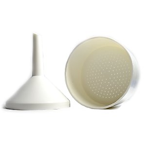 EISCO Buchner Funnel, 9cm - Polypropylene, 2 Parts - Stem Length, 6.5cm - Lightweight, Autoclavable