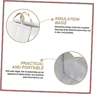 BESPORTBLE Tote Bags Packing Insulation bags tote bags thermal bags for cold and hot food cooler bags insulated catering bags large cooler bag thicken delivery bag Phnom Penh