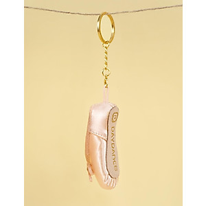 Daydance Girls Women Ballet Shoe Pedant Pink Point Shoe Keychain Decoration for Dancer, Ballerina Backpack, Dance Bags