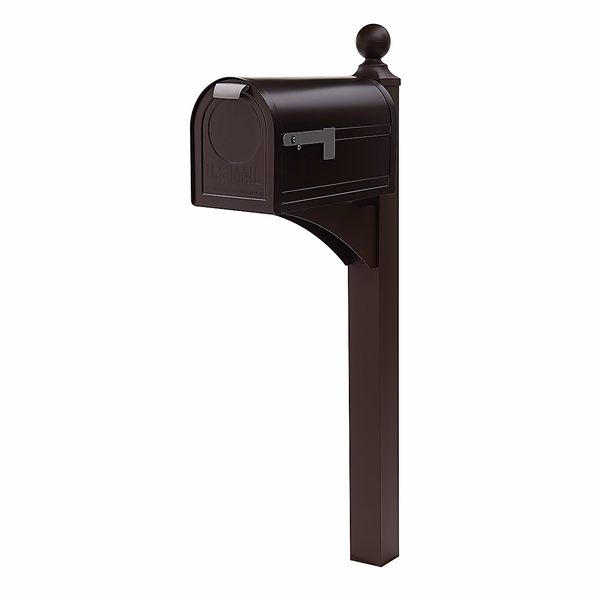 Architectural Mailboxes Landover Aluminum Mailbox Post, Venetian Bronze
