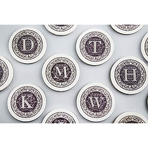 Thirstystone Monogram Sandstone Coaster Set