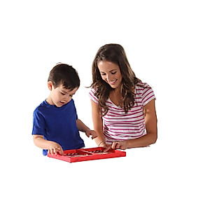 Fastrack Air Hockey Puck Game | Test Speed and Accuracy with The Original Wooden 2-Player Disc Slinging Fast Action Game | Kids Teens Adults Family Game Nights | by Blue Orange Games