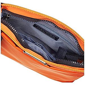 Nautica womens Diver Nylon Small Crossbody Bag Purse With Adjustable Shoulder Straps Cross Body, Seaport Sunset (Orange), One Size US