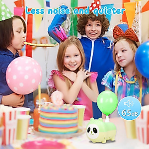 Borosino Balloon Pump Electric 110V 450W Portable Small Panda Balloon Inflator Blower Machine Air Pump for Balloon Garland Arch Party Decoration