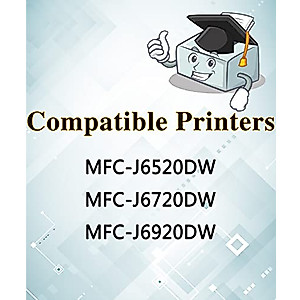 MM MUCH & MORE Ink Cartridge Replacement for Brother LC109 XXL LC109BK LC109XXL LC-109 Super High Yield to Used for MFC-J6520DW J6720DW J6920DW Printer (2-Pack, Black)