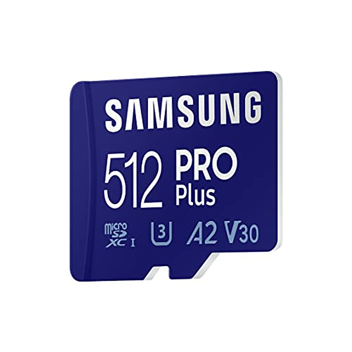 SAMSUNG PRO Plus + Reader 512GB microSDXC Up to 160MB/s UHS-I, U3, A2, V30, Full HD & 4K UHD Memory Card for Android Smartphones, Tablets, Go Pro and DJI Drone (MB-MD512KB/AM)
