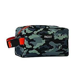 PackIt Freezable Snack Box, Charcoal Camo