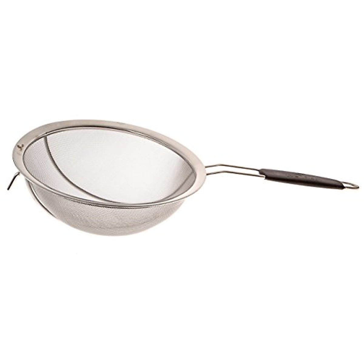 LiveFresh Large Stainless Steel Fine Mesh Strainer with Reinforced Frame and Sturdy Rubber Handle Grip - Designed for Chefs and Commercial Kitchens & Perfect for Your Home - 9 Inch / 23 cm Diameter