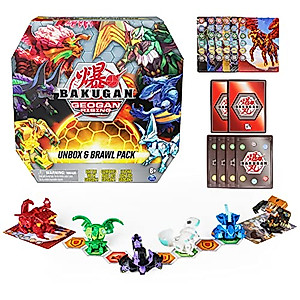 Bakugan Unbox and Brawl 6-Pack, Exclusive 4 Bakugan and 2 Geogan, Collectible Action Figures, Toys for Kids Boys Ages 6 and Up (Amazon Exclusive)