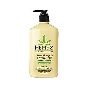 HEMPZ Body Lotion - Sweet Pineapple and Honey Melon - Daily Moisturizing Cream - 17oz