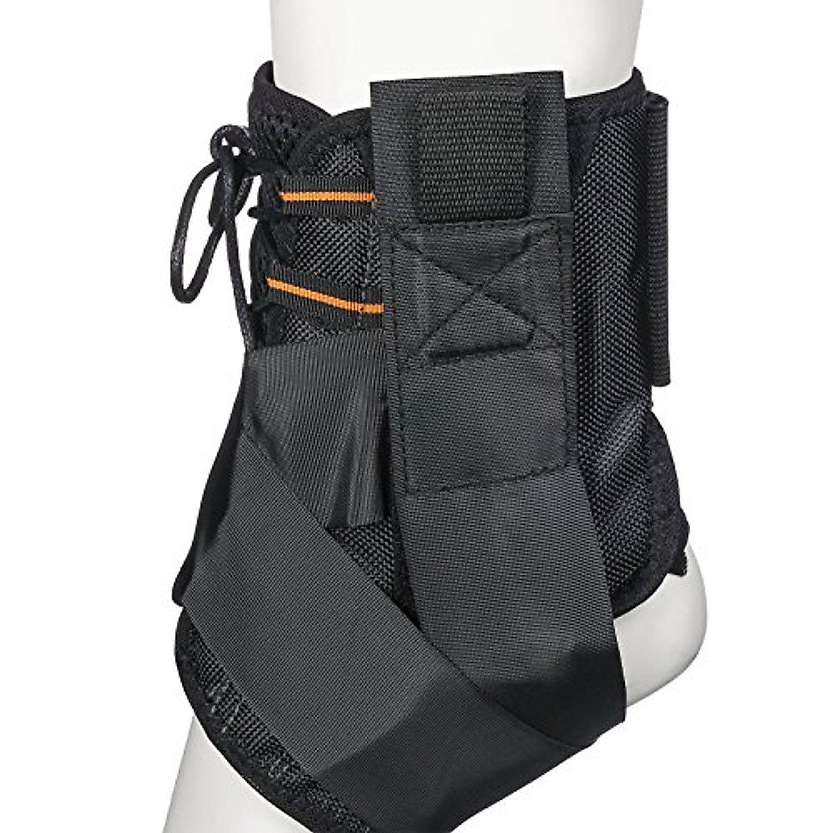 Active Ankle AS1 Pro Lace Up Ankle Brace, Ankle Support with Laces for Men & Women, Protection & Sprain Support for Volleyball, Rugby, Basketball, Low Profile, Black, Medium