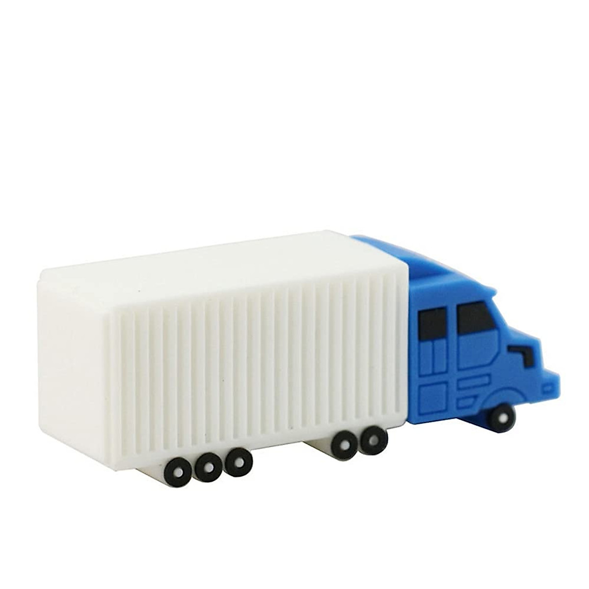 16GB Truck Shape USB Flash Drive U Disk USB 2.0 Data USB Flash Disk Memory Stick Pen Drive Storage Device USB Drive External Storage Flash Disk (Blue)